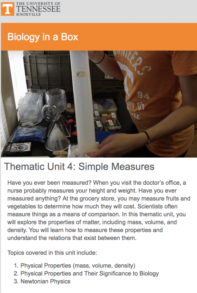 Newsletters - Biology In A Box