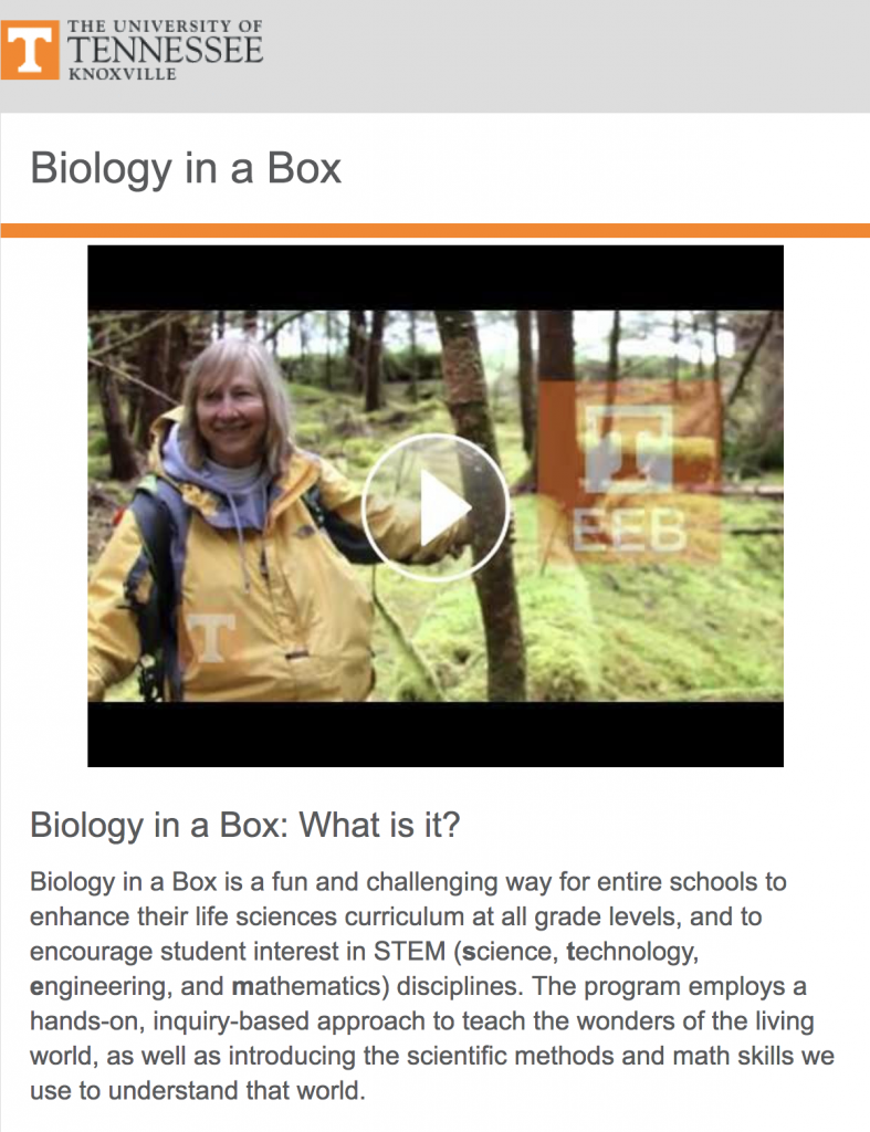 Newsletters - Biology In A Box
