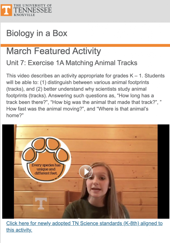 Newsletters - Biology In A Box